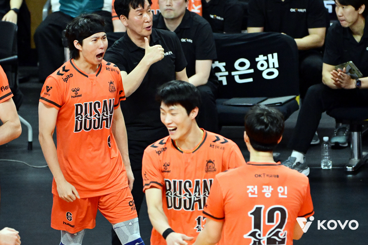 OK 계획대로 되고있어! '차지환+전광인 34득점 합작' OK저축은행, … | 스포츠조선